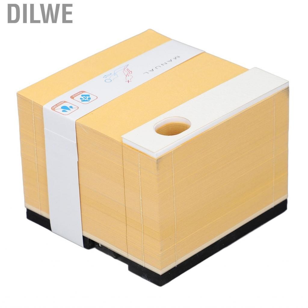 Dilwe 3D Art Memo Pad Compact Paper Carving Craftwork Church Sculpture ...