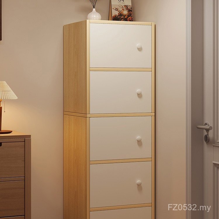 Locker Drawer Cabinet Floor Narrow Small Bed Tail Cabinet Locker Five ...