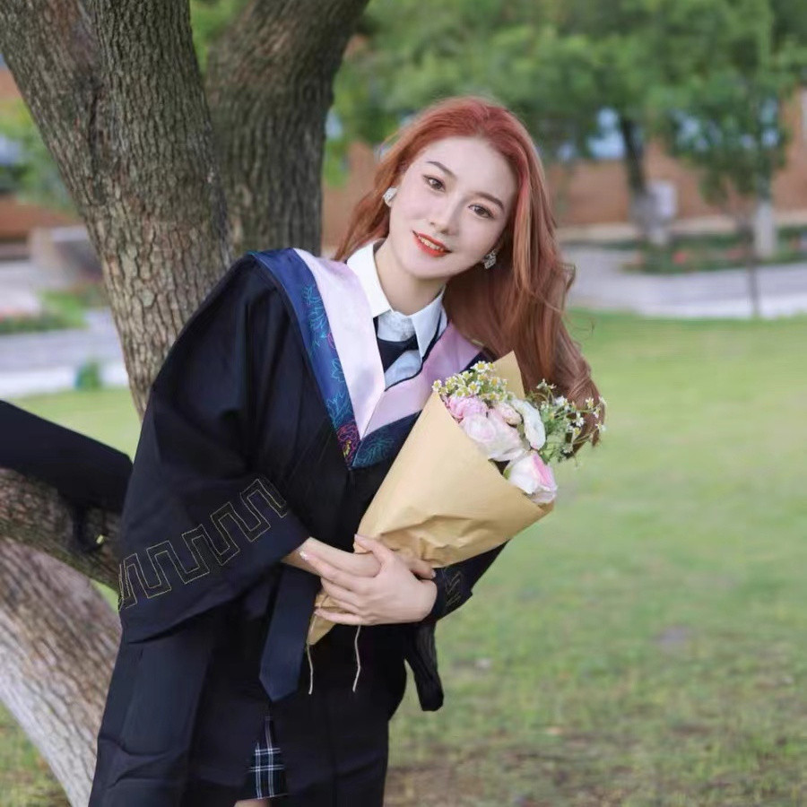 Bachelor's Uniform Uniform Uniform University Graduation Dress Campus ...