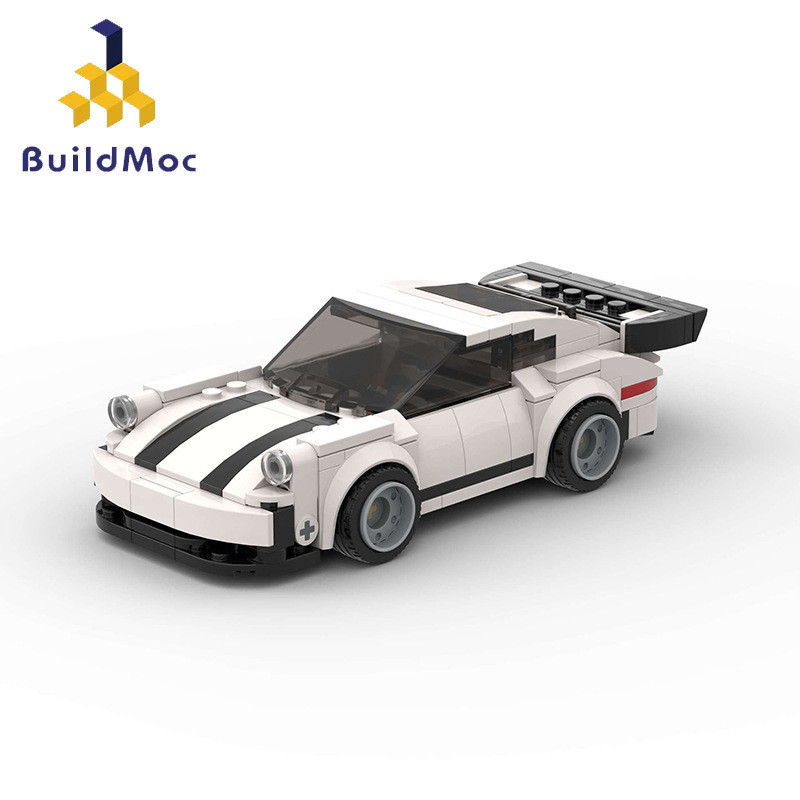 Porsche 911 Turbo model Creative sports car Building Blocks Assembly ...