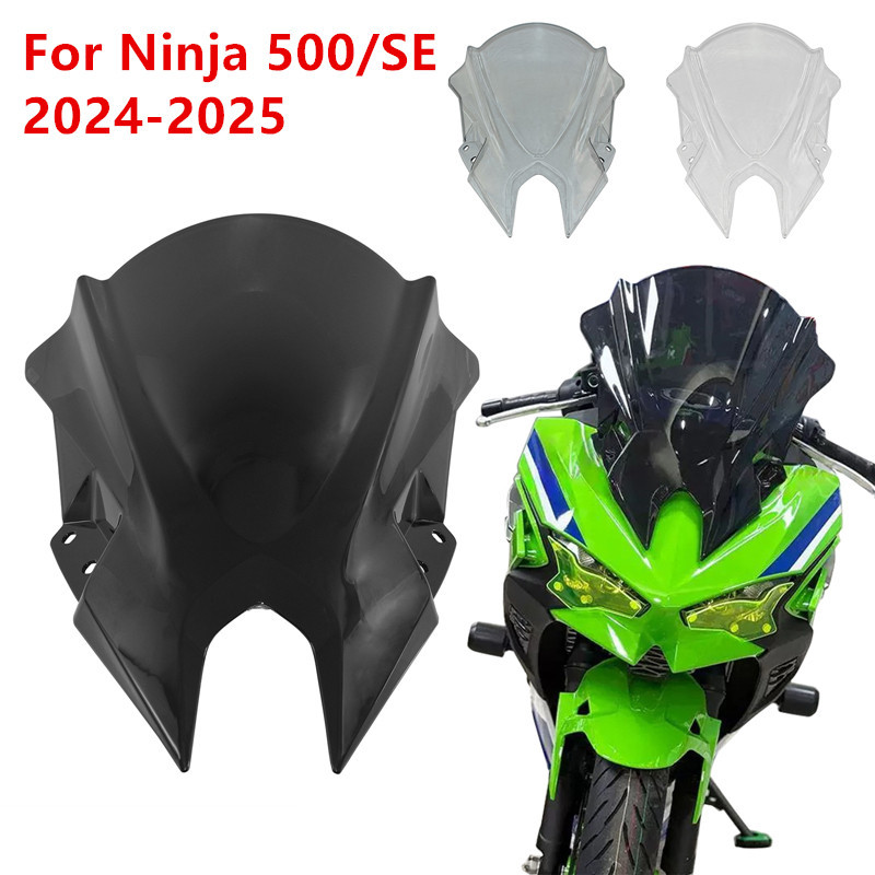 For Kawasaki Ninja 500 SE 2024 2025 Windscreen Windshield Wind ...