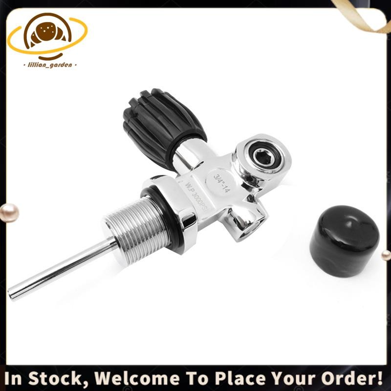 3000Psi 250Bar 3/4-14NPS High Pressure Scuba Diving Tank Valve Cylinder ...