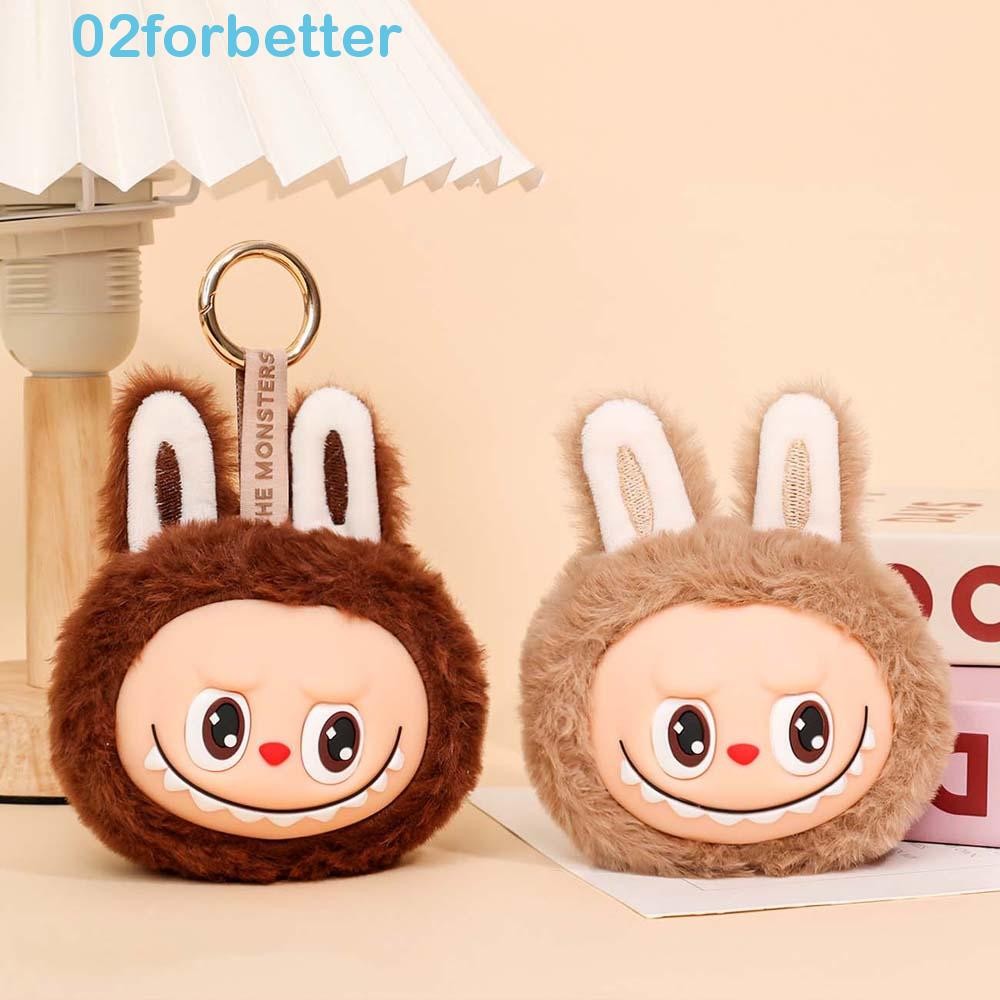 FORBETTER Labubu Enamel Face Doll, Animal Bunny Collectible Labubu Doll ...