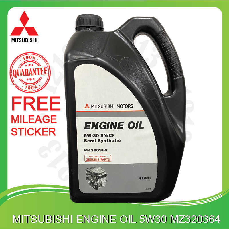 ORIGINAL MITSUBISHI MZ320364 SEMI SYNTHETIC 5W30 4L TRITON ASX XPANDER ...
