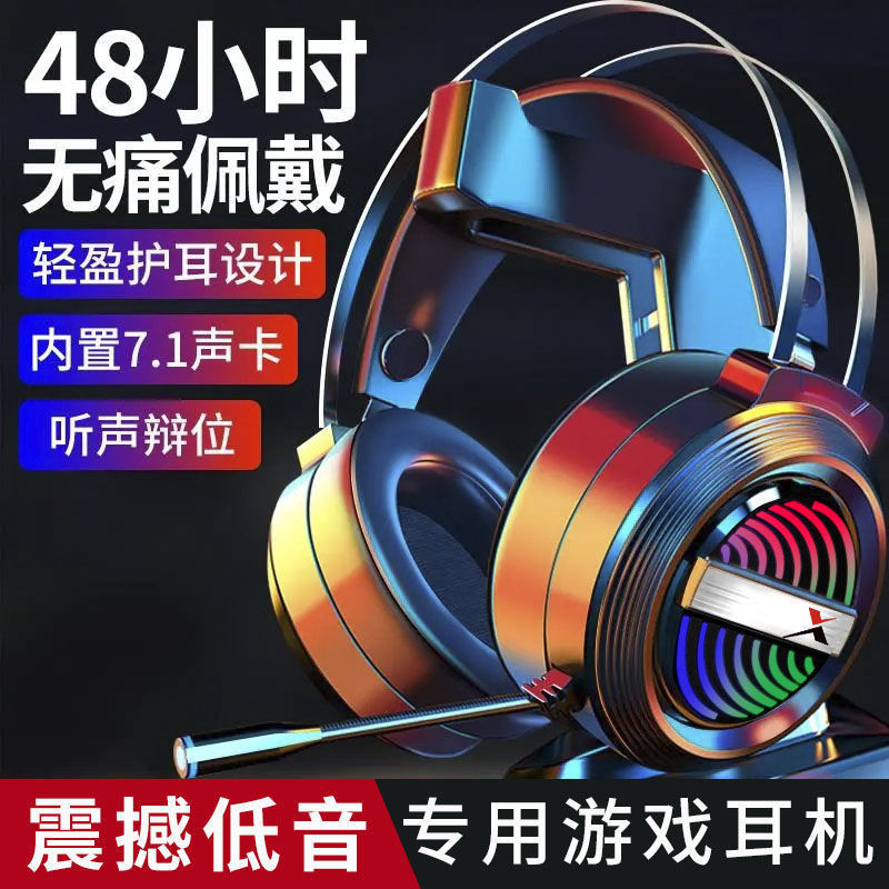 Gaming Headset Headset with Microphone Listening to Sound ...