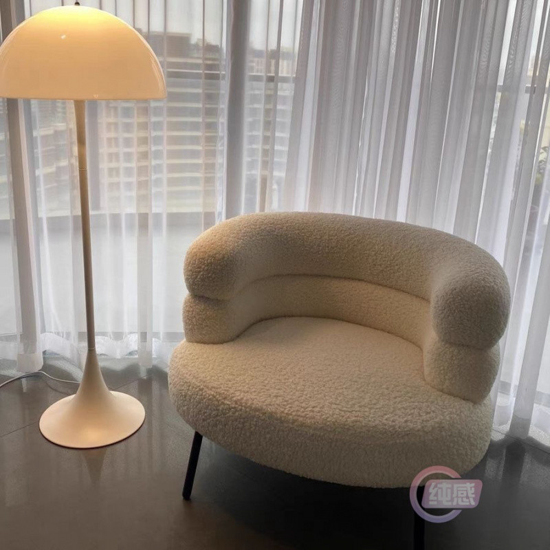 Kerusi Sofa Bulu Domba Minimalis Nordic Kerusi Sofa Malas Rumah Kerusi ...