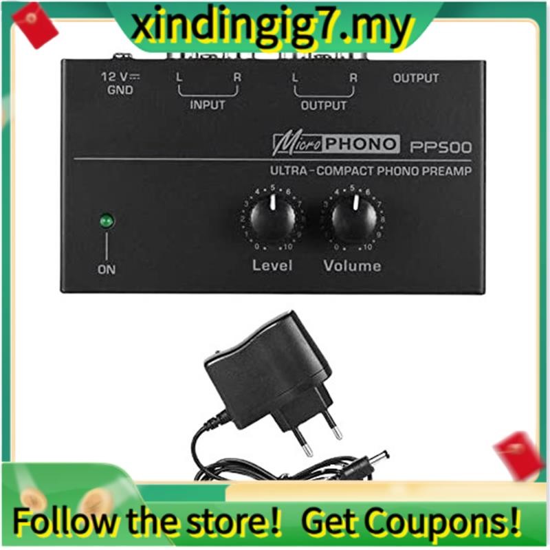 【IN STOCK】PP500 Ultra-Compact Phono Preamp Phono Preamplifier with ...