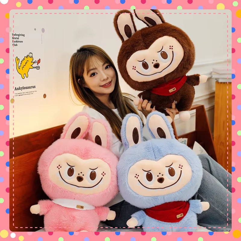 Labubu Bunny Stuffed Animal | Limited Edition Big Eye Character Plush ...