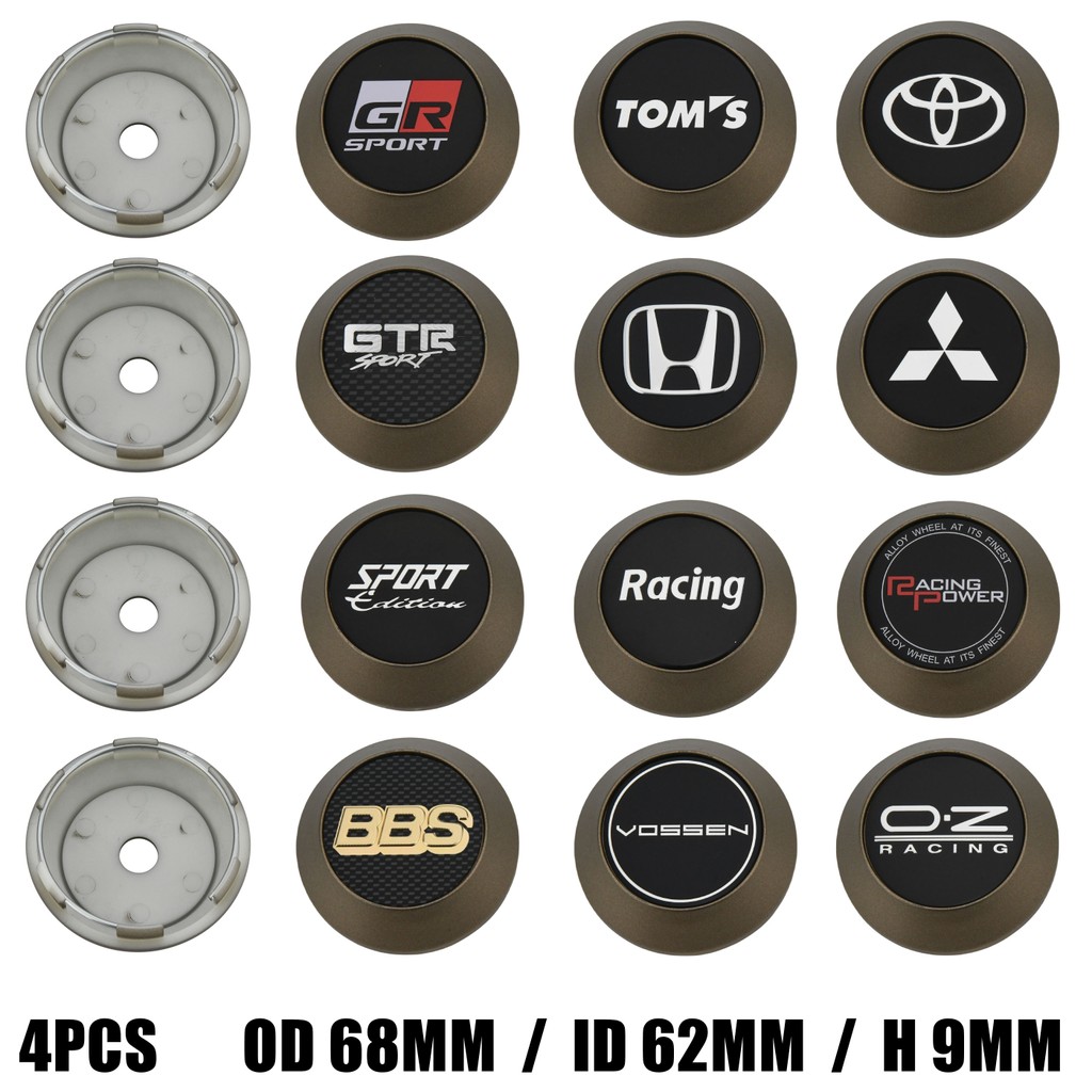JDM Car Styling OZ Wheel Cap 68mm VOSSEN Wheel Cover Hub Cap INFORGED ...