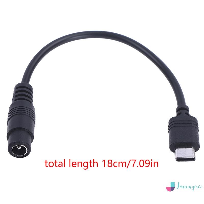 [Jonsunyour] DC Type-c Female To 5.5*2.1 Female Cables 5521 Power Jack ...