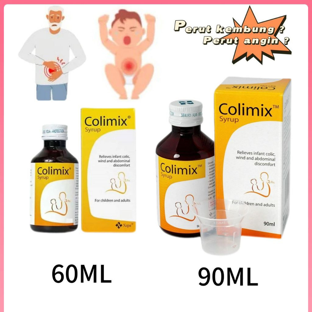 Colimix® Syrup ( 60ML & 90ML ) - For baby and adult | Shopee Malaysia