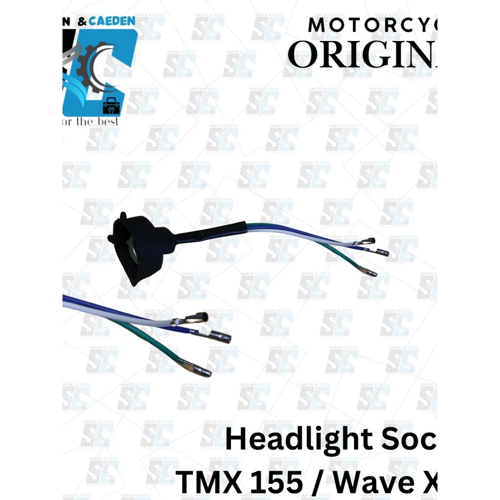 High-Quality Headlight Socket Small with Rubber for TMX 155 / XRM ...