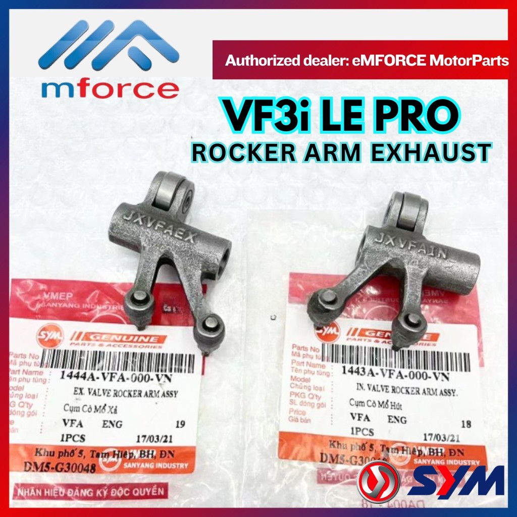 SYM VF3 VF3i LE PRO ROCKER ARM EXHAUST 1444A-VFA/ INTAKE 1443A-VFA SYM ...