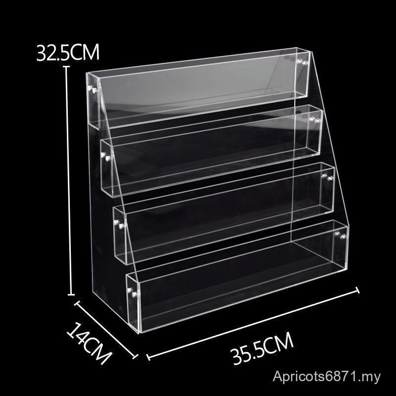 Acrylic Transparent Display Shelf Supermarket Shelf Stationery Store ...