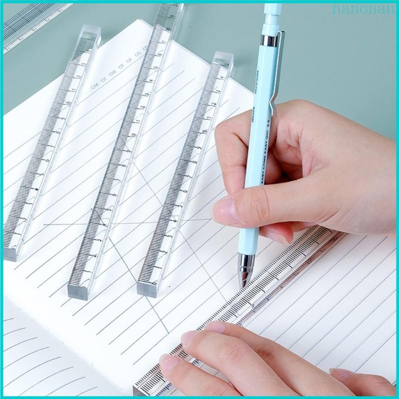Nan 30cm Plastic Ruler Accurate Mathematics Ruler for Students Math ...