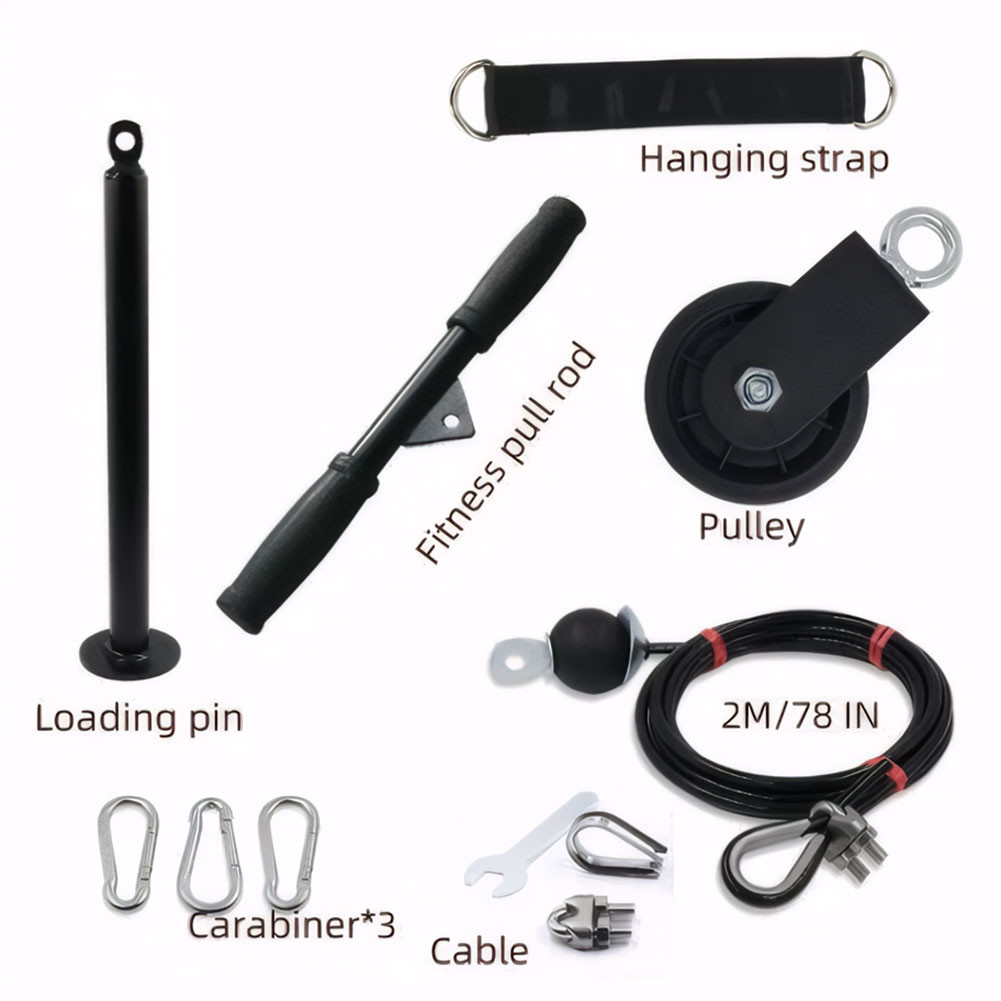 [Seriena.my] Fitness DIY Pulley Cable Machine Attachment Loading Pin ...