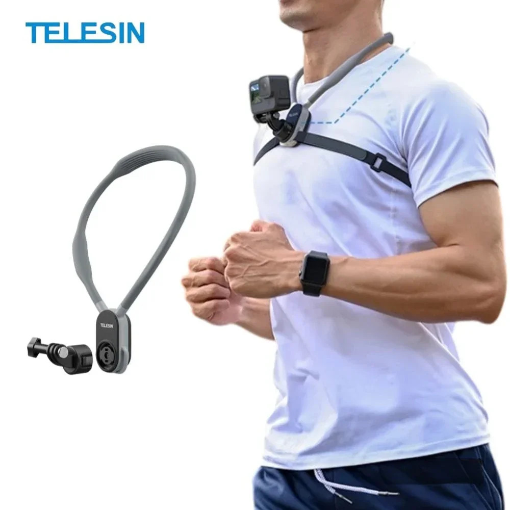 TELESIN Quick-Release Silicon Neck Mount Magsafe Neck Phone Holder for ...