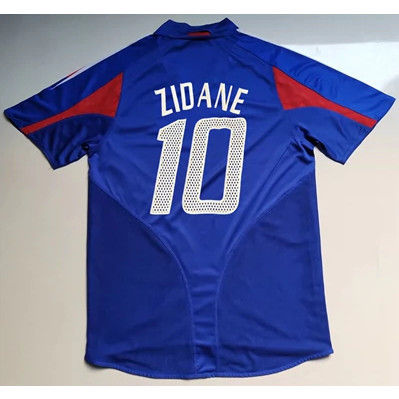 【New Retro】2004 France Home ZIDANE HENRY Top Quality Retro Football ...
