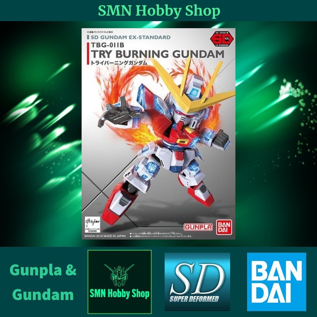 SDEX Super Deformed EX-Standard Try Burning Gundam 011 Gunpla Gundam ...