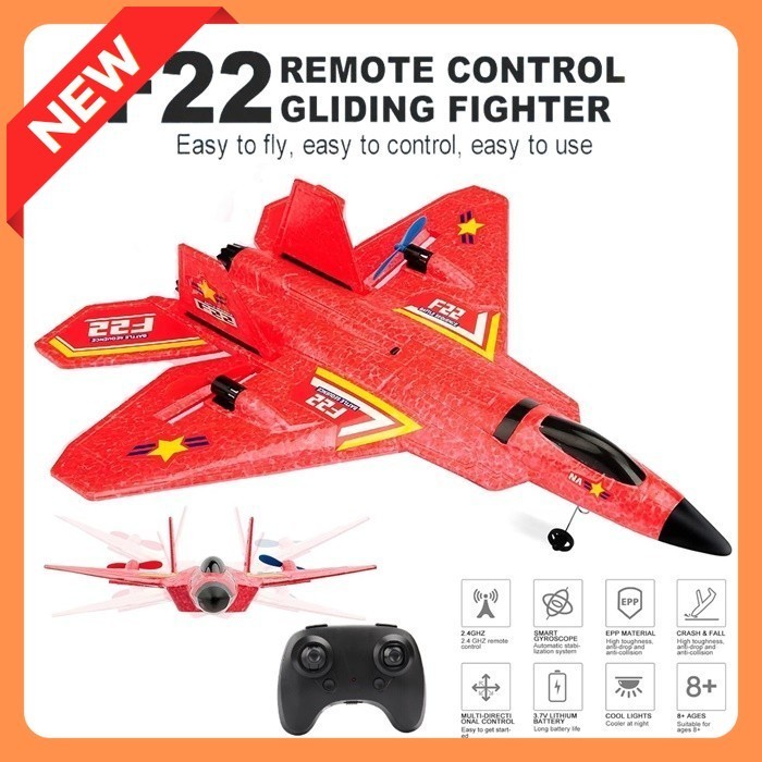 🔥 RC Plane F22 Fighter Remote Control Aircraft EPP Foam 2.4G | Fighter ...