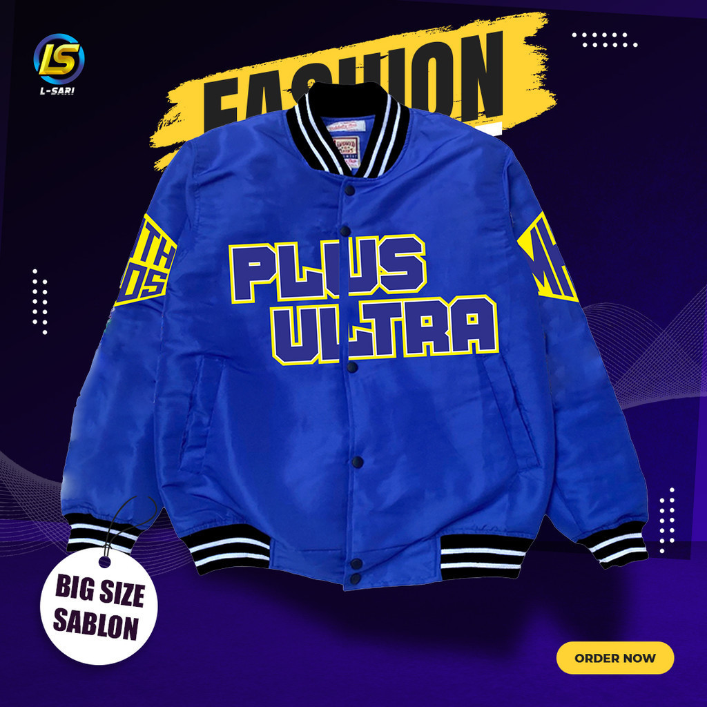 Jacket VARSITY EVOS MY HERO ACADEMIA "PLUS ULTRA" COACH Newest 2024 ...