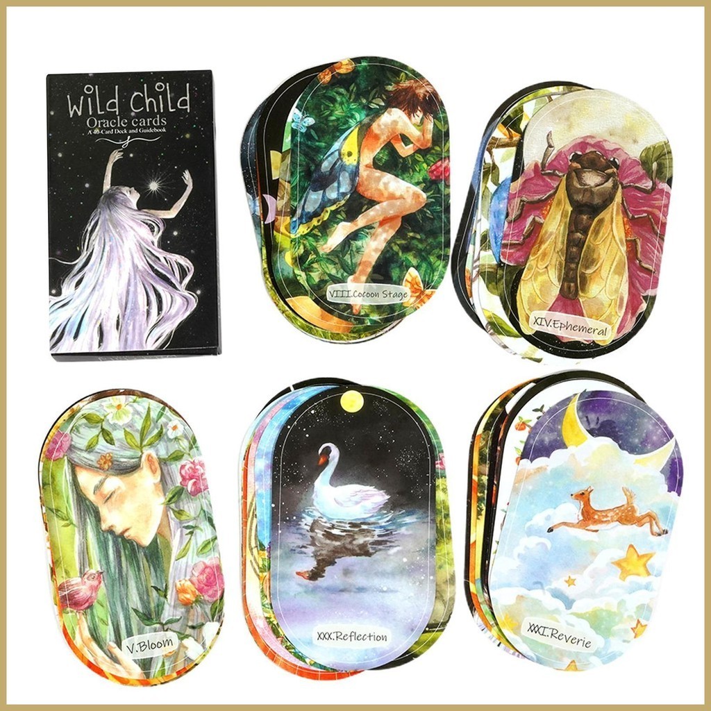 Wild Child Oracle 40pcs Card Deck Indie Oracle Deck Beautifully ...