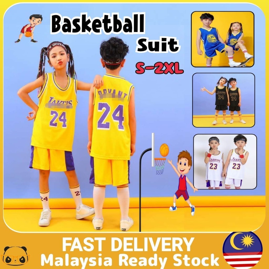 2in1 Set Jersi Sukan Budak Full Set Kids Sport Boy Girl Child Teenager ...