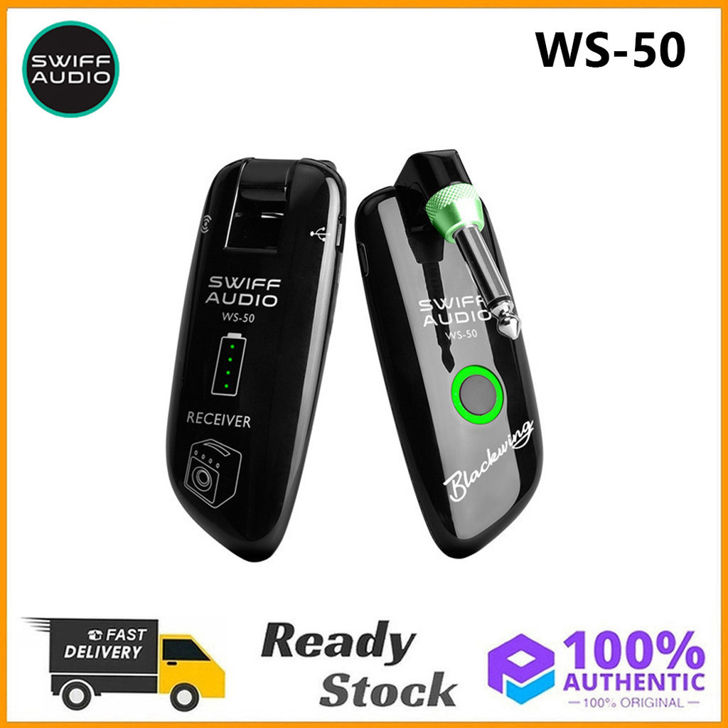 Original SWIFF WS-50 UHF Digital Guitar Wireless System(Transmitter + Receiver) Transmitter ...