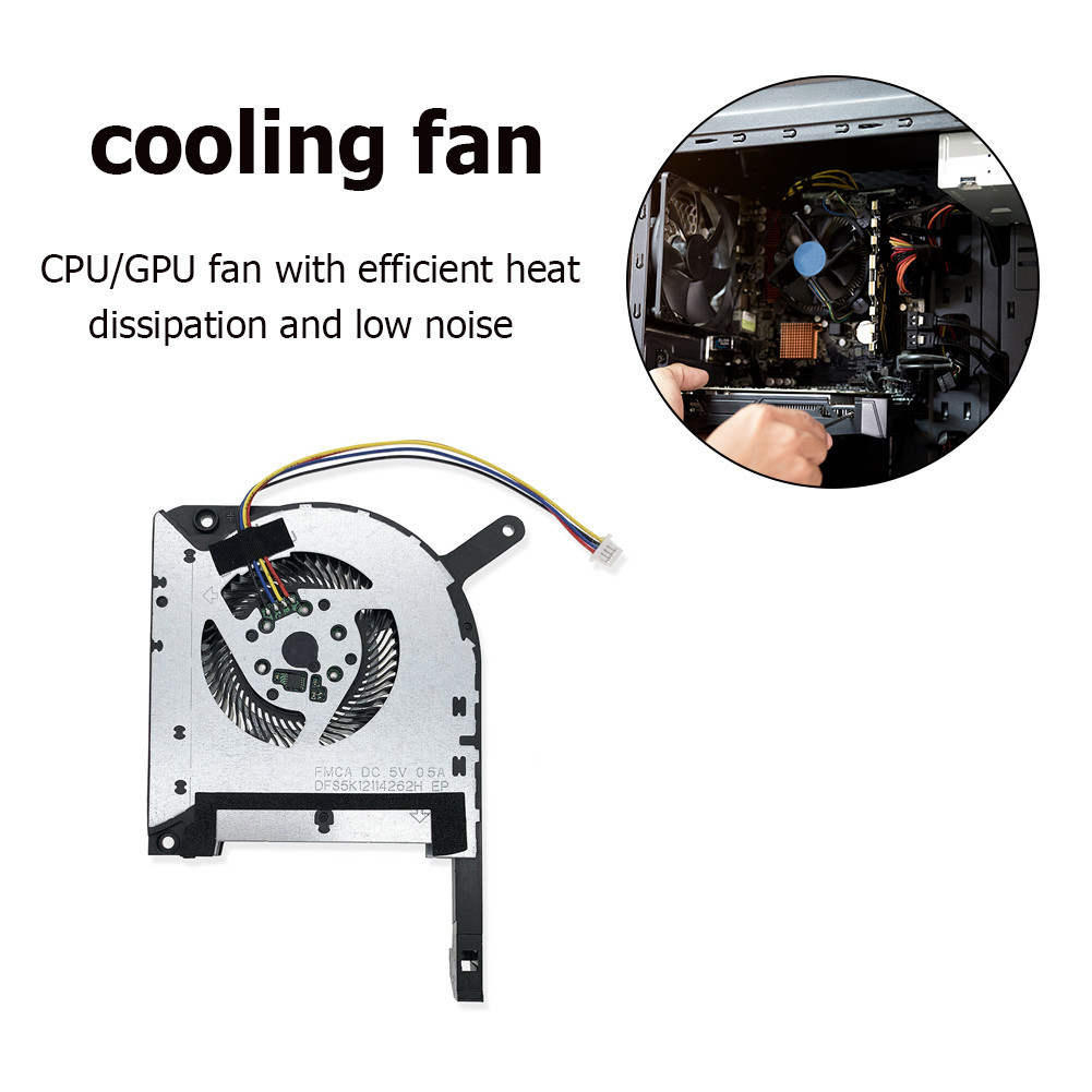keepdreaming PC Laptop Cooling Fan 4 Pin CPU GPU Fan For Asus TUF ...