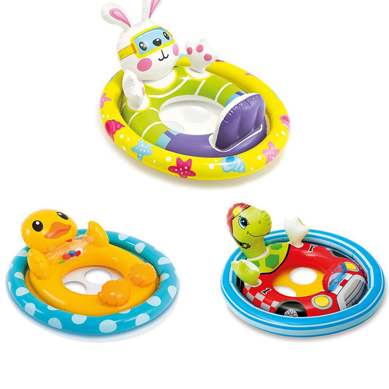 Intex Turtle Little Yellow Duck Rabbit Infant Children Swimming Ring ...