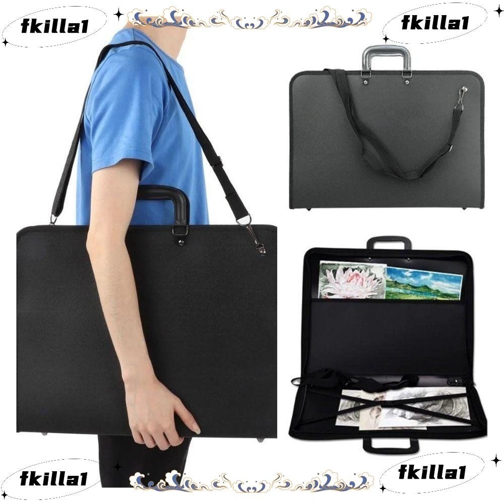 FKILA 1Pcs A3 Drawing Board Bag, Weather Resistant Top Handle A3 Folder ...