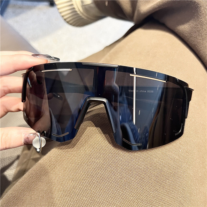 New large frame sunglasses for men's outdoor bicycles, dust-proof ...