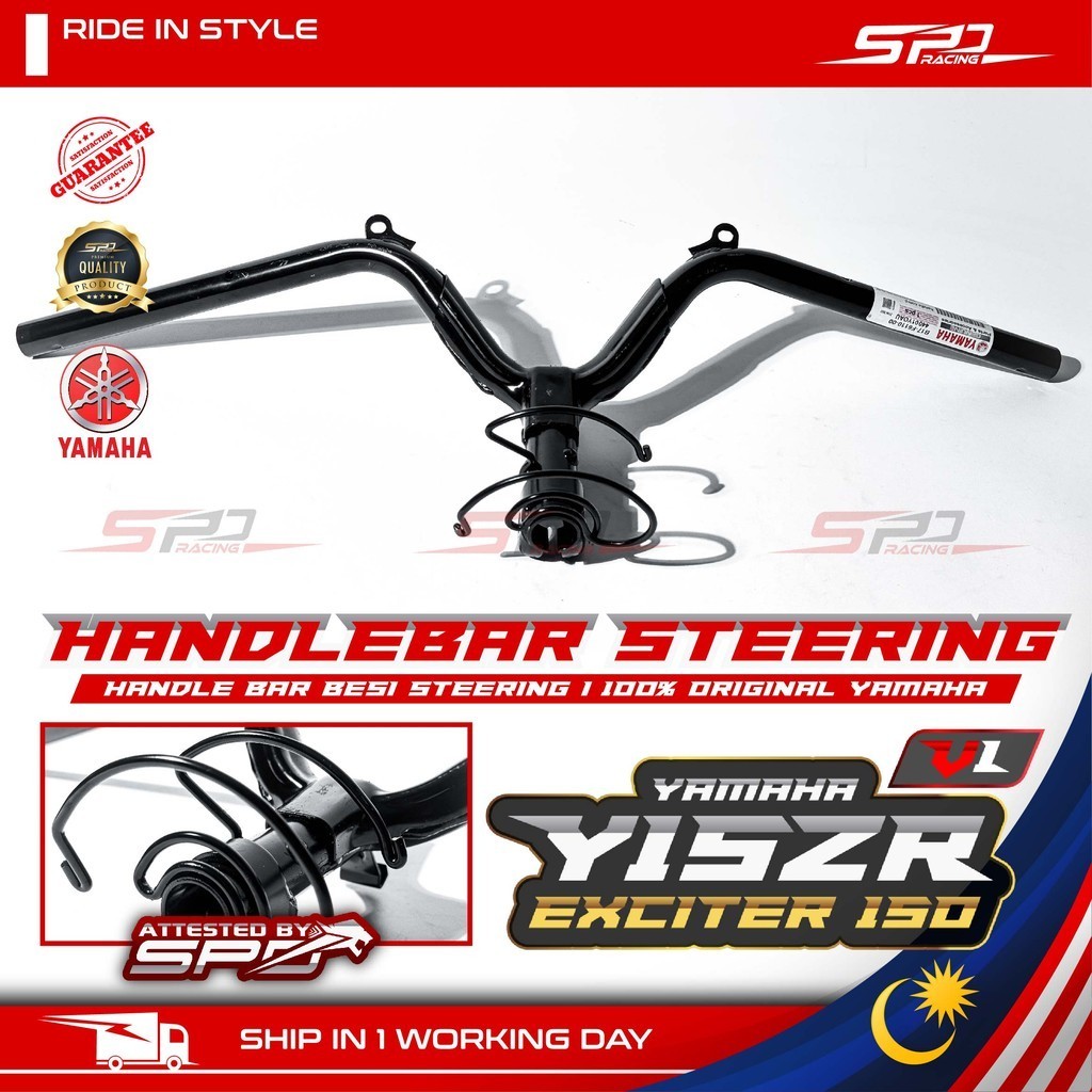 Y15 V1 Handle Bar Steering I Handlebar Besi Steering I 100% Original ...