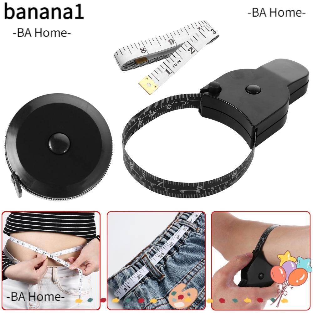 BA 1/3PCS Measuring Tape Push Button Tailor Seamstress Ruler Tape ...