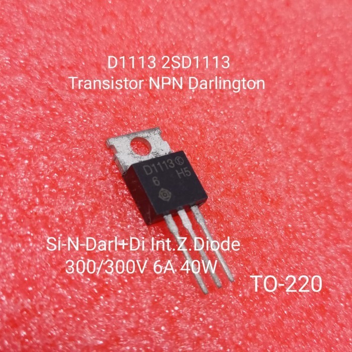 HITACHI D1113 2SD1113 NPN transistor darling to-220 -MU14 | Shopee Malaysia