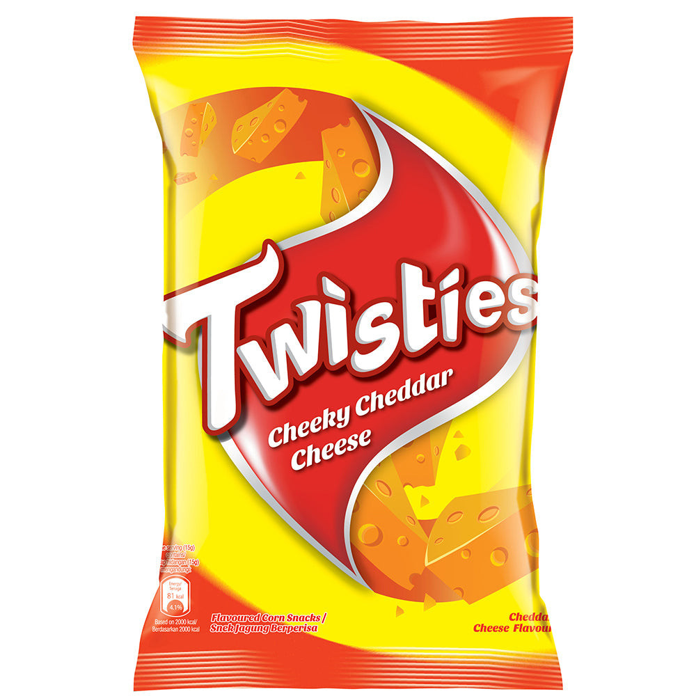 Twisties Flavoured Corn Snacks Cheddar Cheese Flavour 140g | Shopee ...