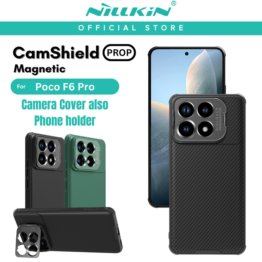 Nillkin Camshield Prop (Magnetic) for Poco F6 Pro Flip-style camera ...