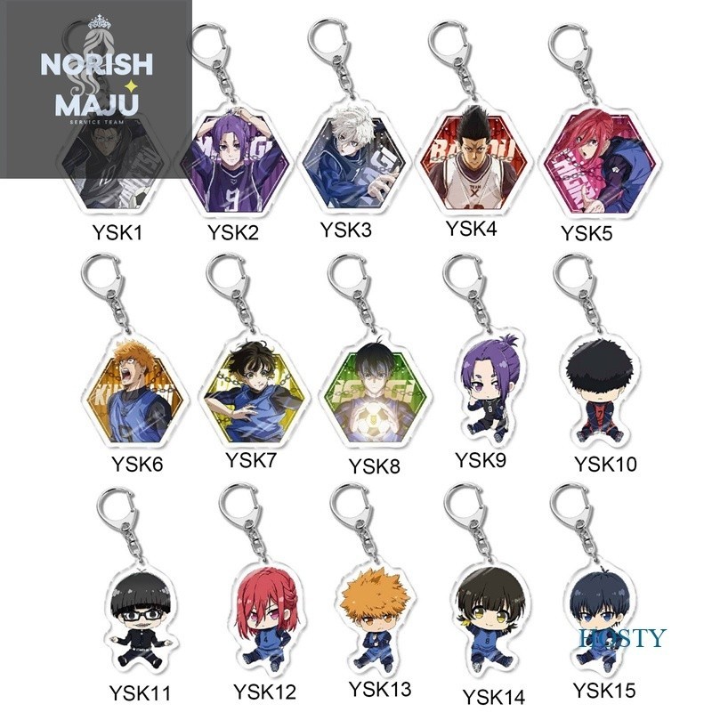 HPTLTdesignAnimieHome HOSTY Anime Blue Lock Arcylic Keychain Cartoon ...