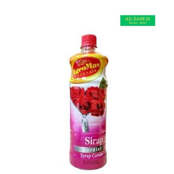 Agromas Rose Syrup Cordial Syrup 1l | Shopee Malaysia