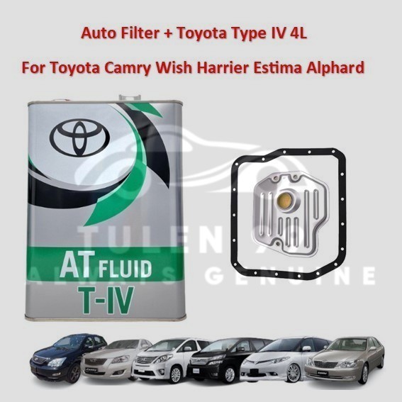 Toyota Type 4 Transmission Fluid 4L + ATF Service Set For Toyota Camry ...
