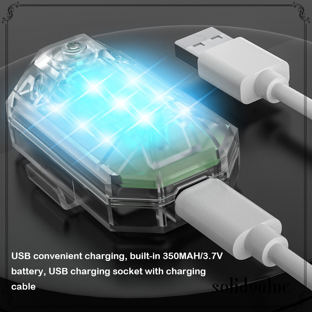 1/2/3 Wireless Remote Control LED Strobe Light Waterproof Explosion ...