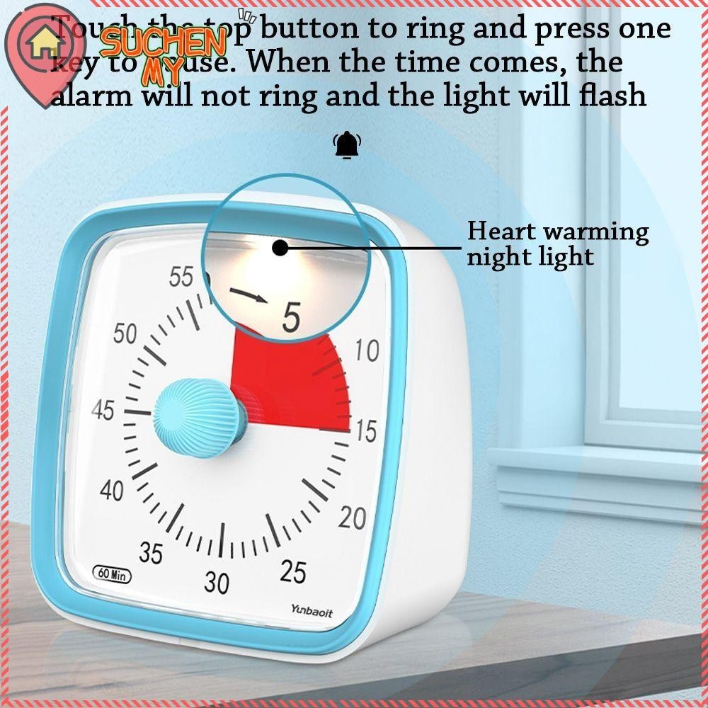SUCHENMY Classroom Timer, Study Tool ABS Visual Timer, Portable Time ...
