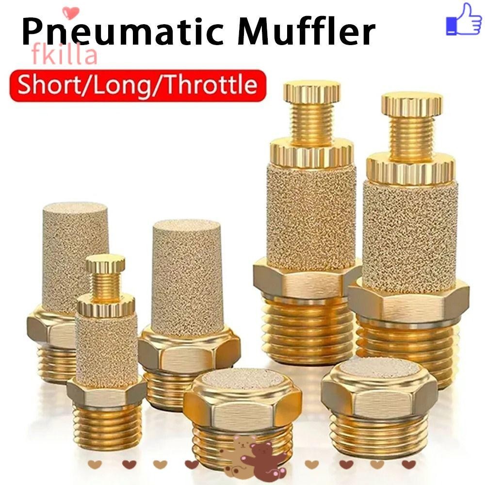 FKILLA1 1Pcs Pneumatic Silencer, Noise Filter Reducer with Flow ...