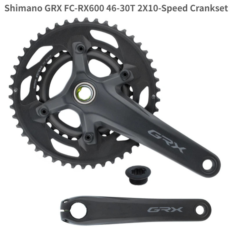 shimano GRX FC RX600 2X10 Speed Crankset RX600 Crank Road Bike Crankset ...
