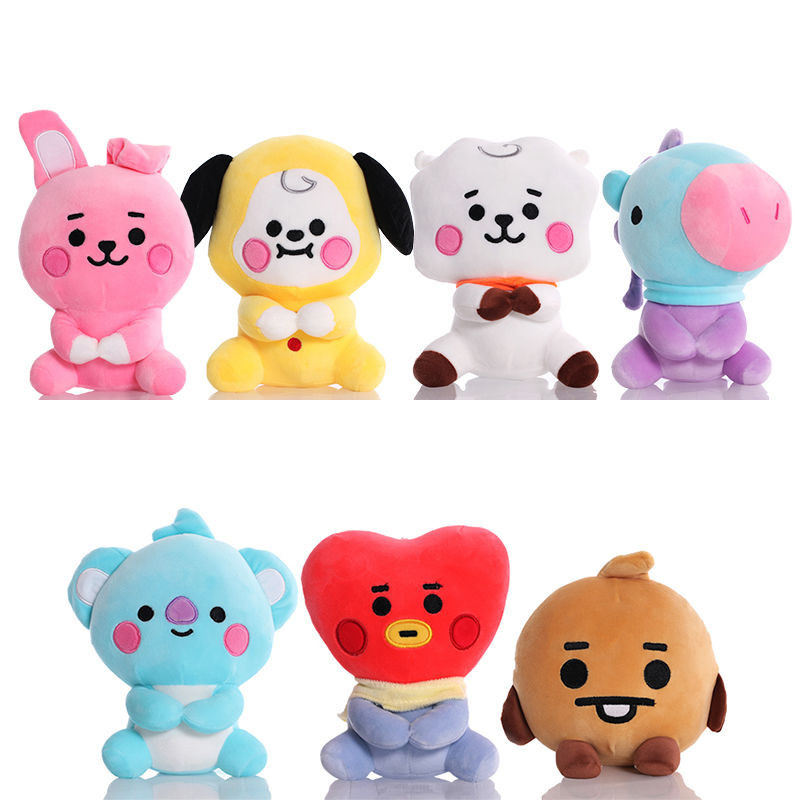 Korea Korea BTS BTS Plush Toy BT21 Doll Pendant Cute Keychain ...