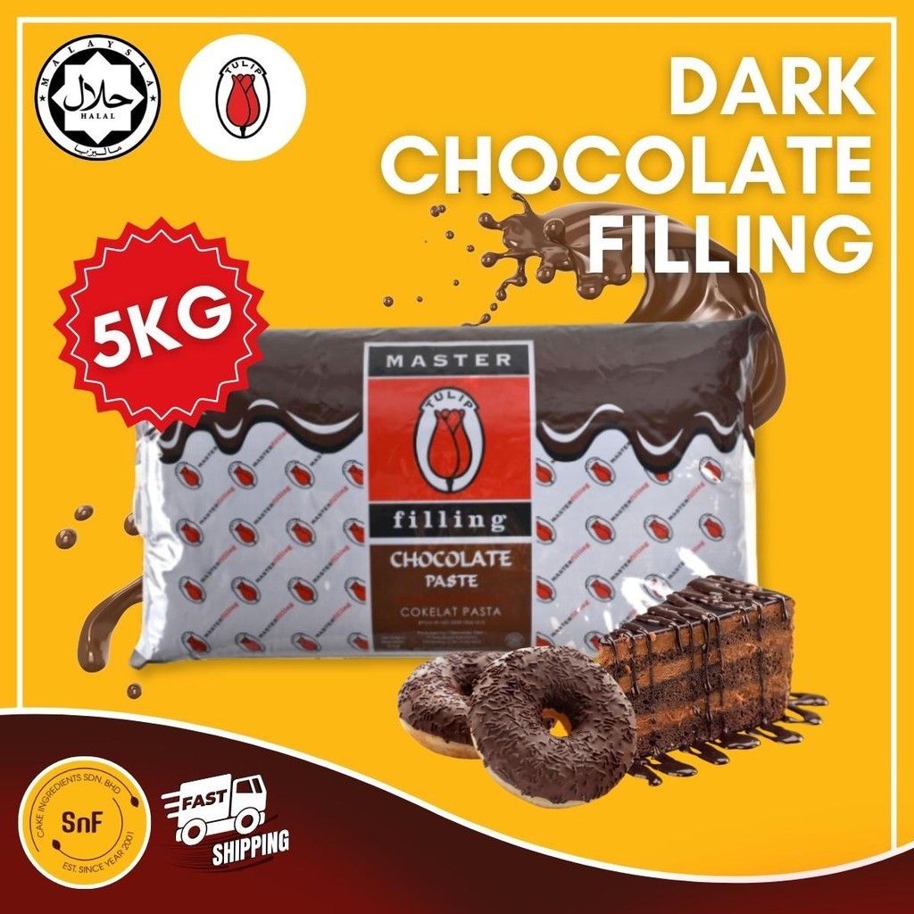 Tulip Dark Chocolate Filling Coklat Spread Repack Chocojar Chocolate ...