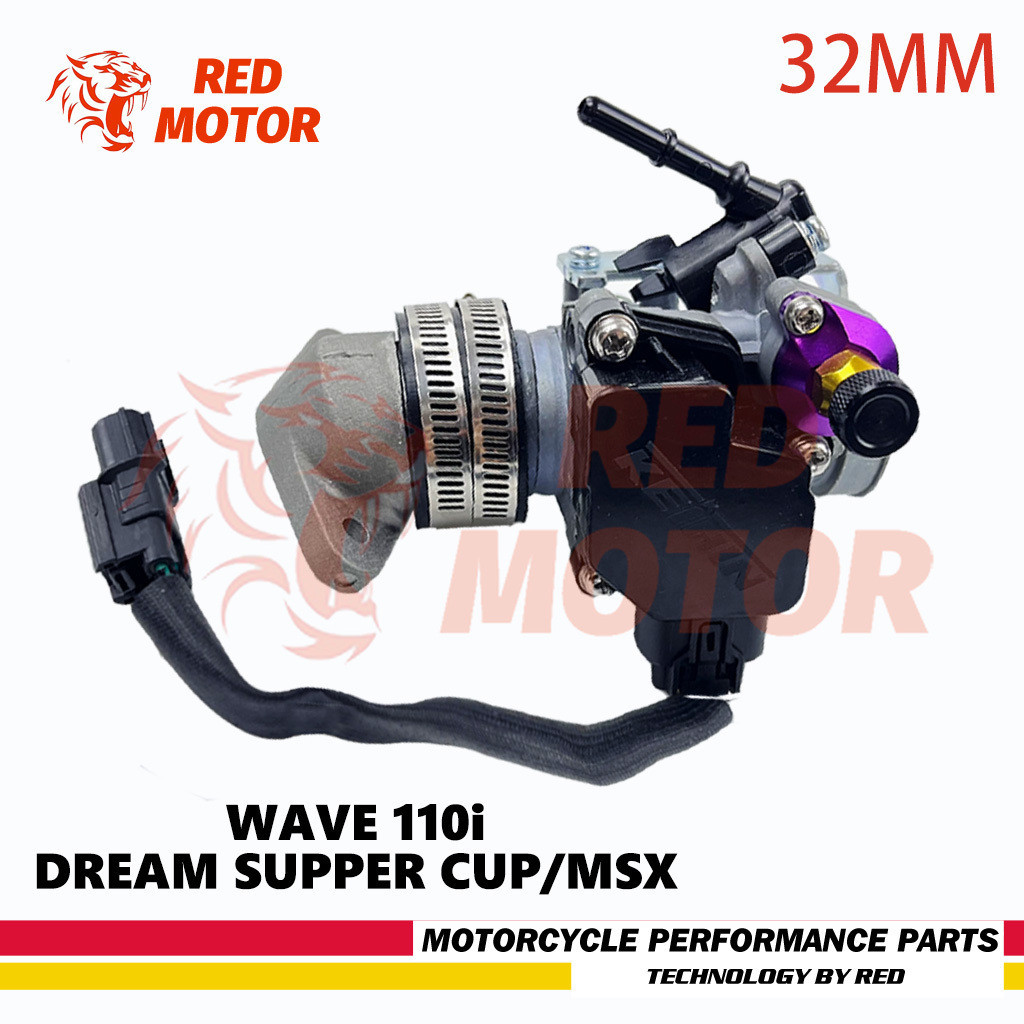 CBR 150 Throttle Body + Throttle Housing 32mm Wave 110i Dream 110i 125i ...