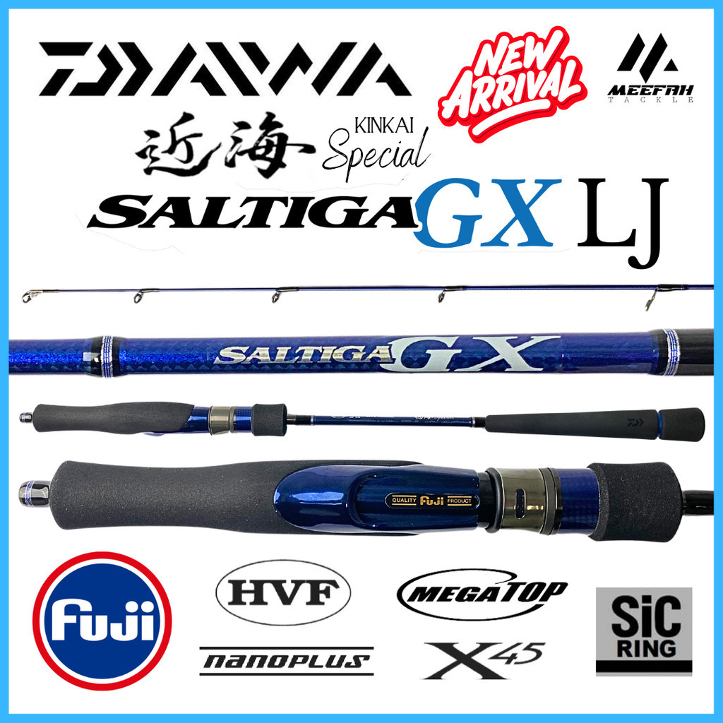 NEW ARRIVAL DAIWA 24' SALTIGA GX LJ KINKAI & 23' SALTIGA GX LJ + WARRANTY | Shopee Malaysia