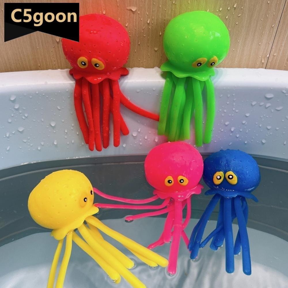 C5GOON Baby Bath Toys Sponge Absorbent Octopus Squeezing Stress Relief ...