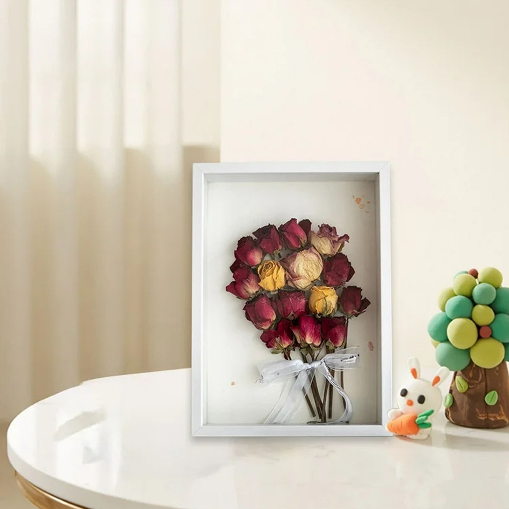 Shadow Box Frame Display Case , Dried Flower Photo Frame, 3D Picture ...